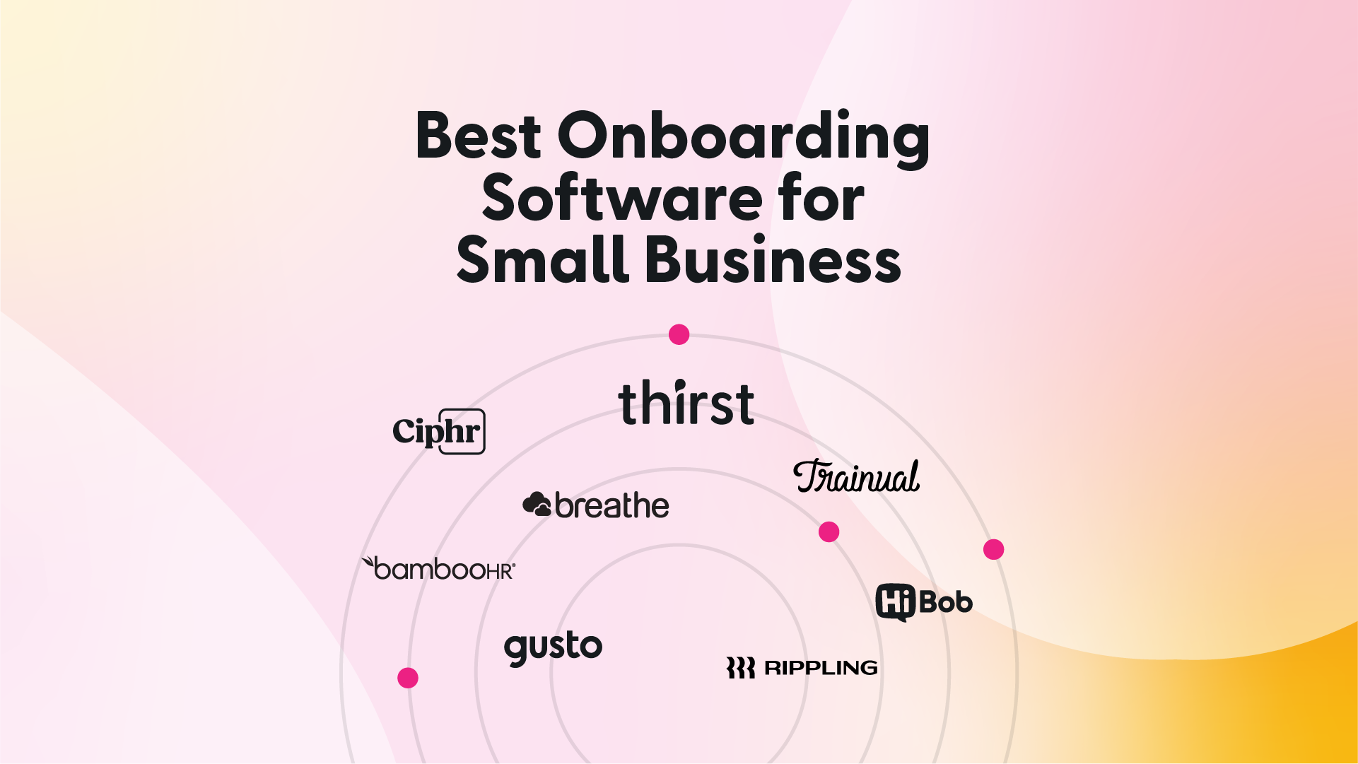 Best Onboarding Software for Small Business (2026) | Thirst